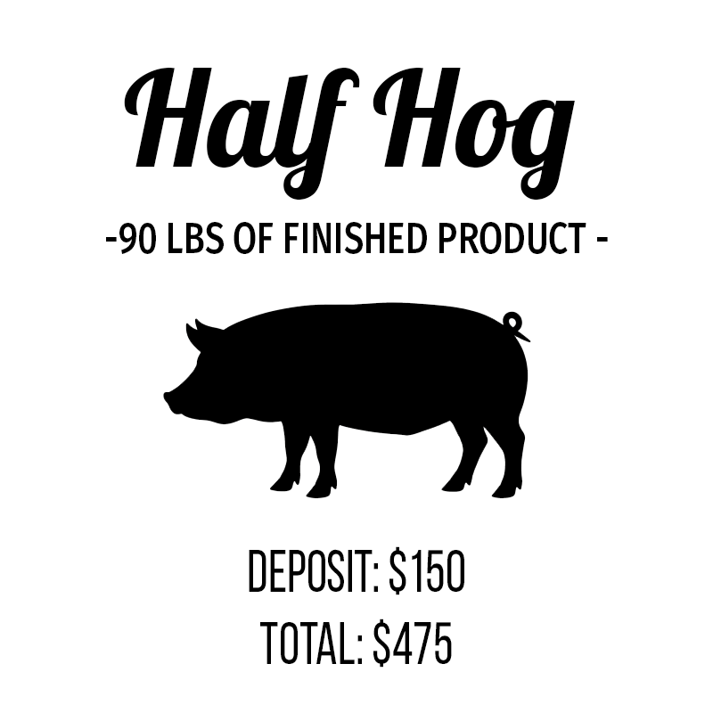 Half Hog - Mid May 2026 Delivery Or Shipped | K&R Farm & Farm Store ...